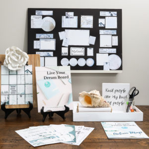 Blue Vision Board Package-everything needed to create your DREAM BOARD