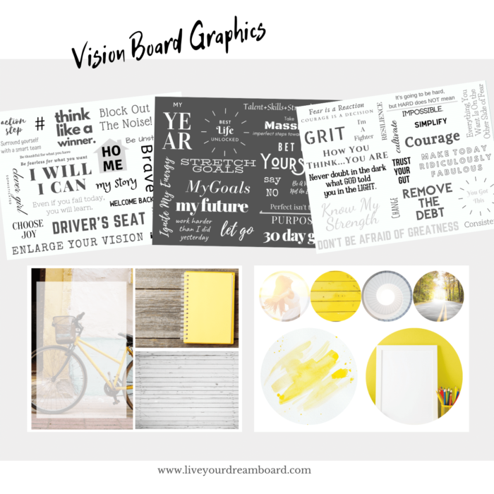 Supplies Needed to Create My Vision Board? | Live Your Dream Board