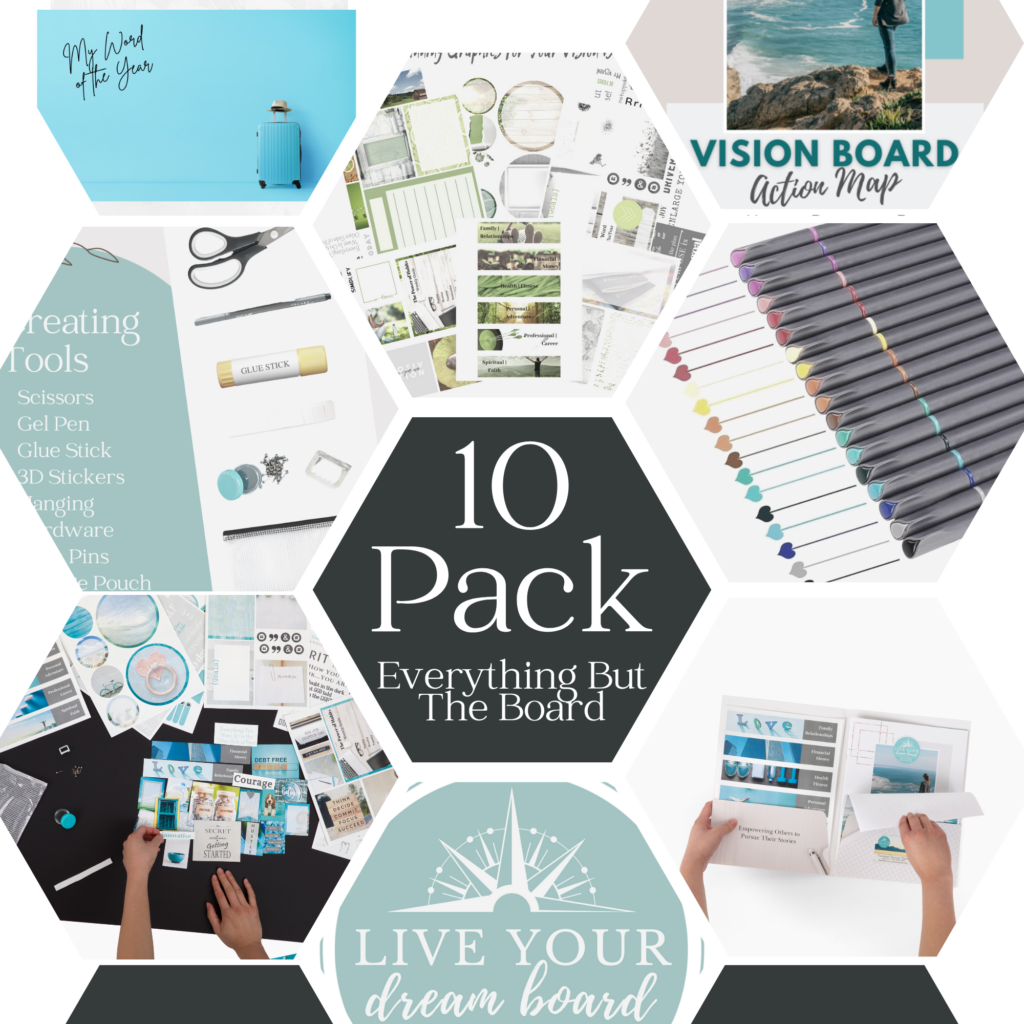 Everything But The Board Vision Board Party Kit - Team Building/Goal ...
